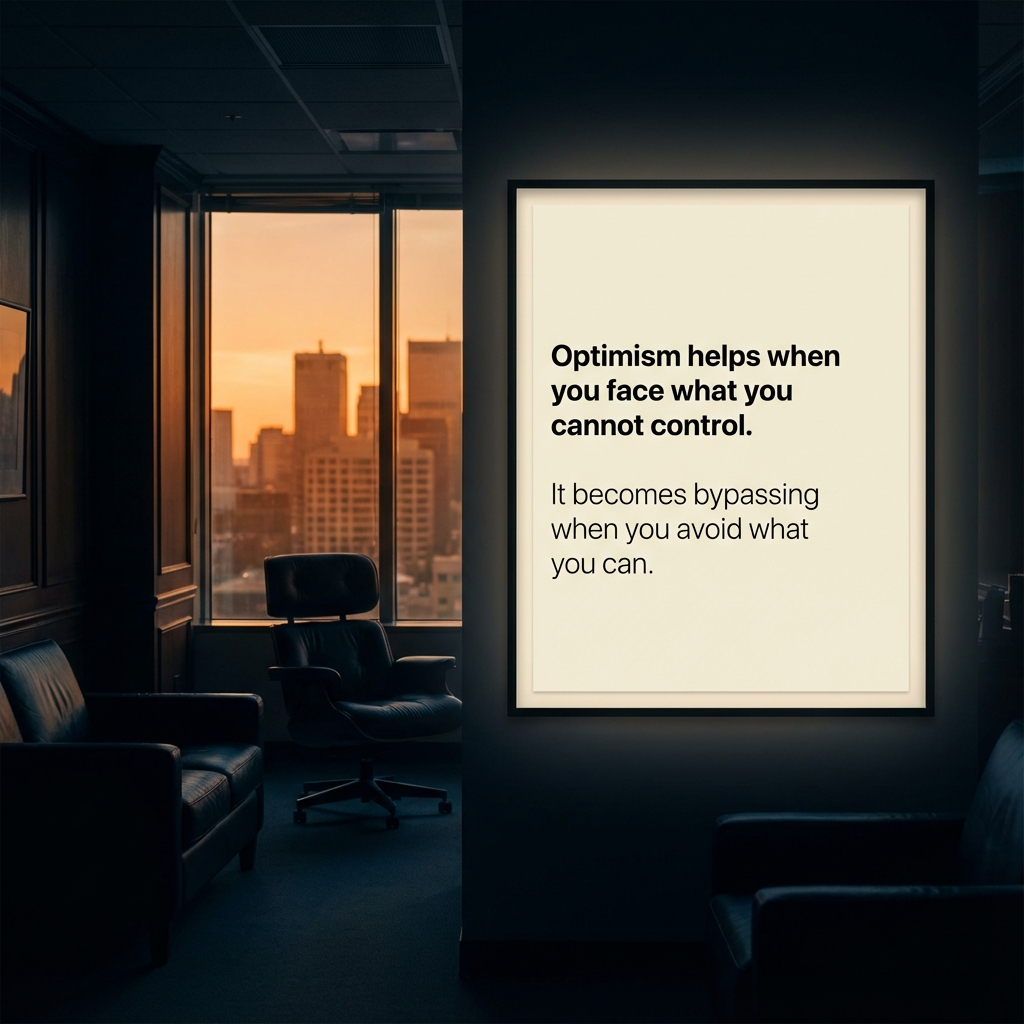 When Optimism Becomes Spiritual Bypassing: A Framework for Knowing the ...